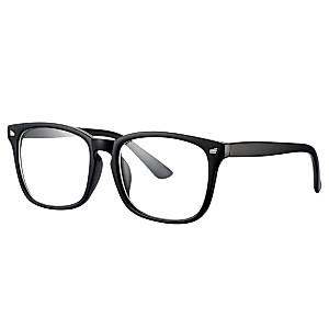Pro Acme Non-prescription Glasses Frame Clear Lens Eyeglasses (Matte Black)