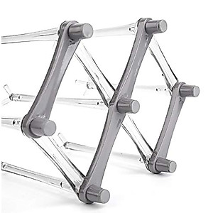 Yesland 2 Pack Retractable Cup Drying Rack, Plastic Non-slip Bottom Mug Tree Holder Organizer Rack Stand for Drinking Glass and Sports Bottle Drainer for Kitchen