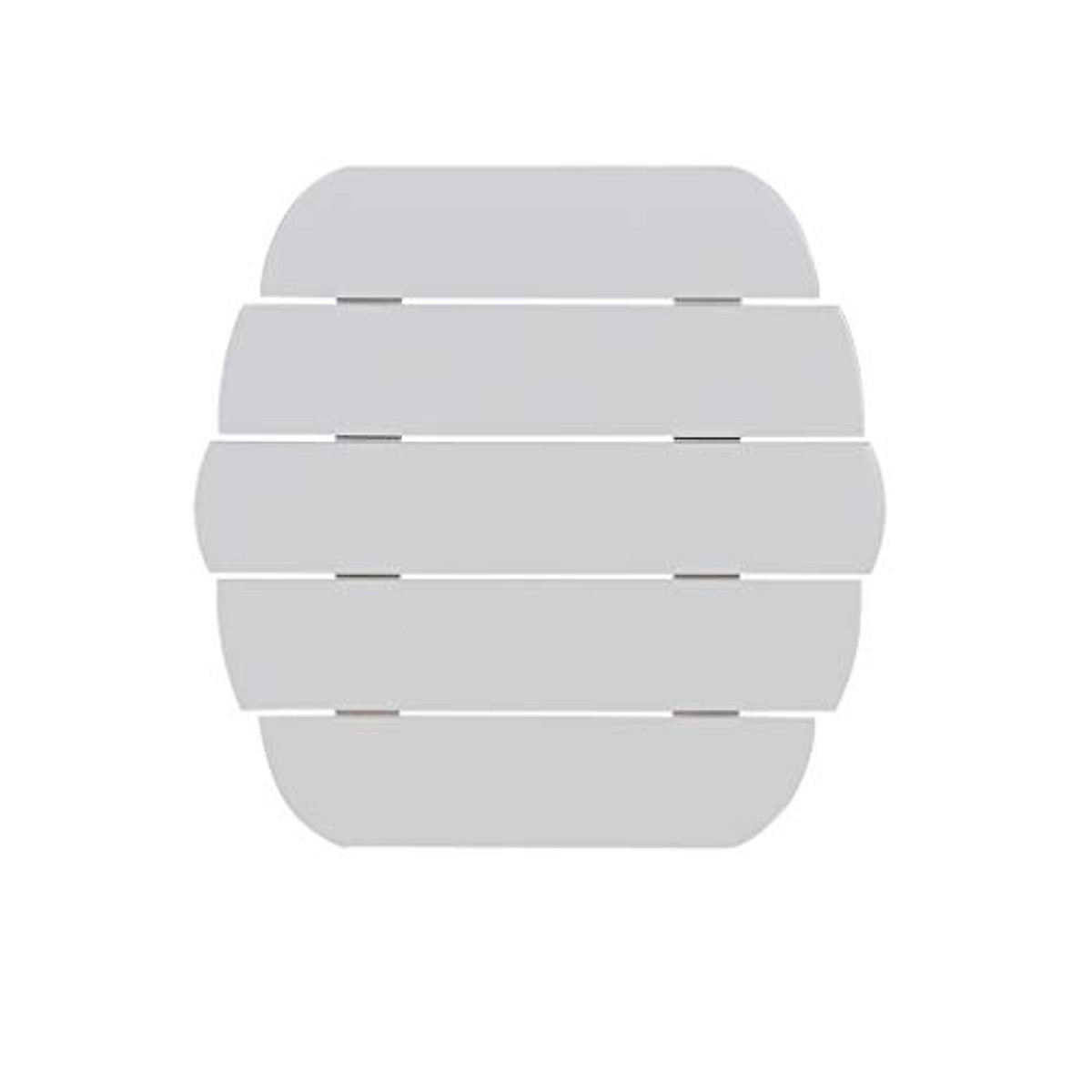 Linon Adirondack, White End Table, 18.5"D x 18.11"W x 18.11"H