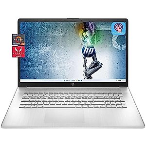 HP 2023 Newest 17.3" HD Touchscreen Laptop, for Business and Students, AMD Ryzen 5 7530U (Beats i7-1165G7), 16GB RAM, 1TB SSD, AMD Radeon Graphics, Wi-Fi 6, Bluetooth, Webcam, Windows 11 Home