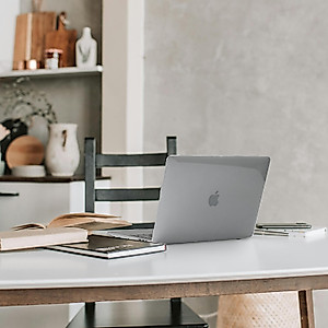 EooCoo Compatible with 2023 2022 M2 MacBook Pro 13 inch Case 2021-2016 Release M1 A2338 A2289 A2251 A2159 A1989 A1706 A1708 Protective Hard Case with Keyboard Cover, Screen Protector - Crystal Clear