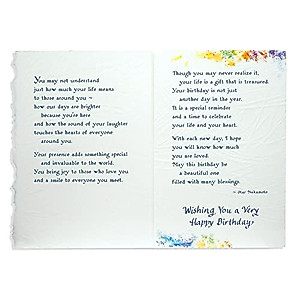 Blue Mountain Arts Birthday Card Assortment—4 Unique Greeting Cards with Uplifting Happy Birthday Wishes for the Special People in Your Life