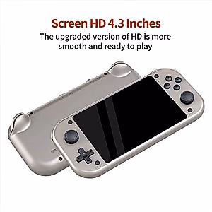 M17 Handheld Gaming Console, 4.3-inch 128G Retro Pandora Video Game Console Emulators with 20000 Games