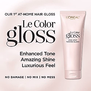 L'Oreal Paris Le Color One Step Toning Hair Gloss, Honey Blonde, 4 Ounce