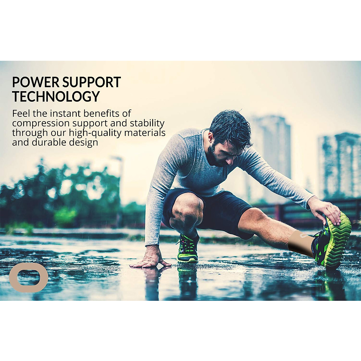 Ankle Brace Compression Sleeve for Men & Women (1 Pair) - Best Ankle Support Foot Braces for Pain Relief, Injury Recovery, Swelling, Sprain, Achilles Tendon Support, Plantar Fasciitis Socks