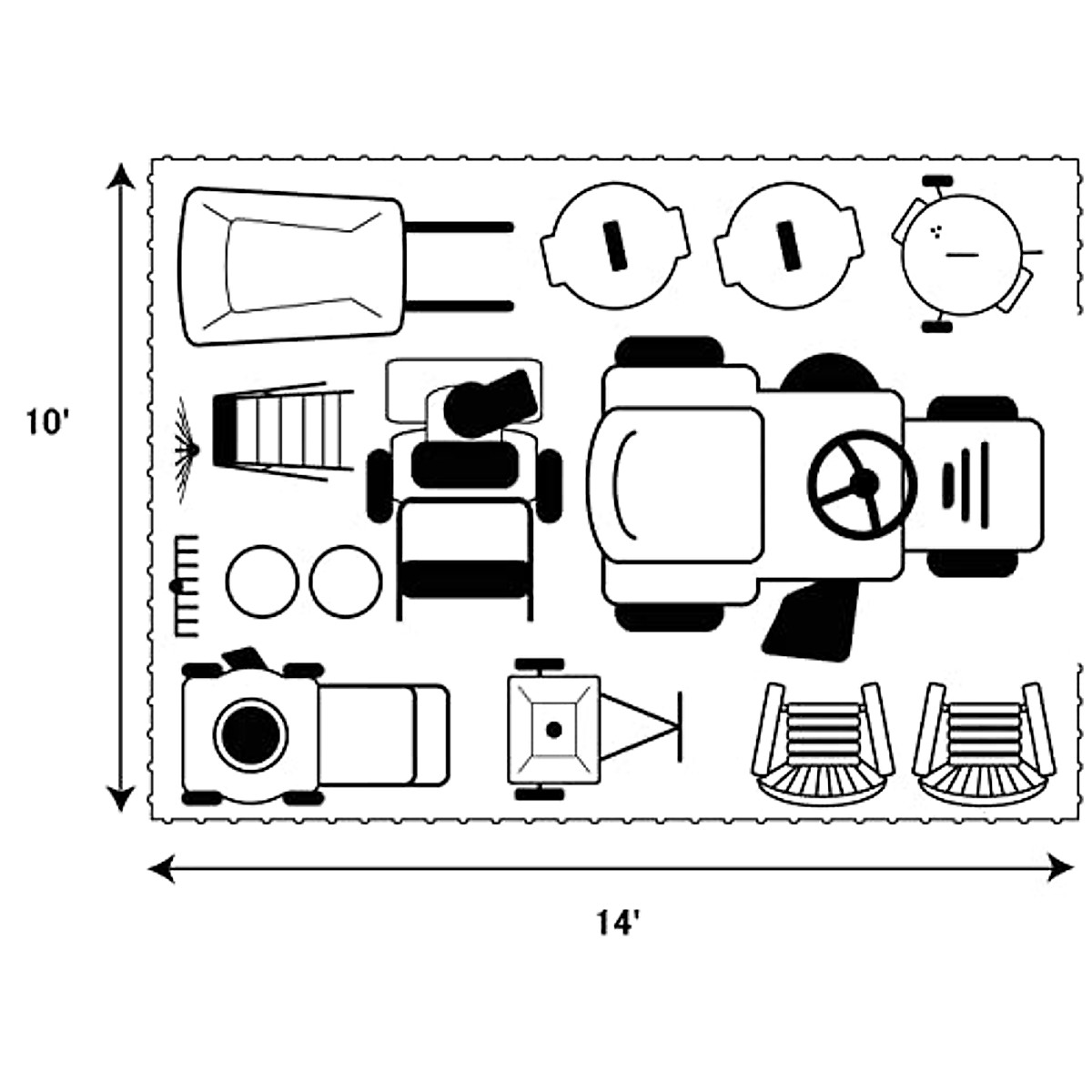 Arrow Classic Steel Storage Shed, 10x14, Sage Green