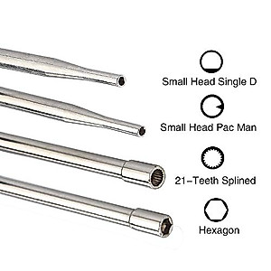 Savior 8pcs Carburetor Adjustment Tool Carb Screwdriver kit for Poulan Echo Husqvarna Carftsman Homelite Common 2 Cycle Small Carb Engine