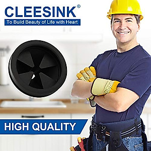 Garbage Disposal Splash Guard Collar Sink Baffle, Food Waste Disposer Accessories for Waste King, Whirlaway and GE Models (3 1/8 Inch in Diameter) by CLEESINK