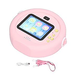 Vbestlife 2.4 inch Digital Camera, Portable Selfie IPS Camera, Mini Children's Toy Camera, one Button Smart Focus Free, with Soft Silicone Materials, 600 mAh Battery, Gifts for Birthday