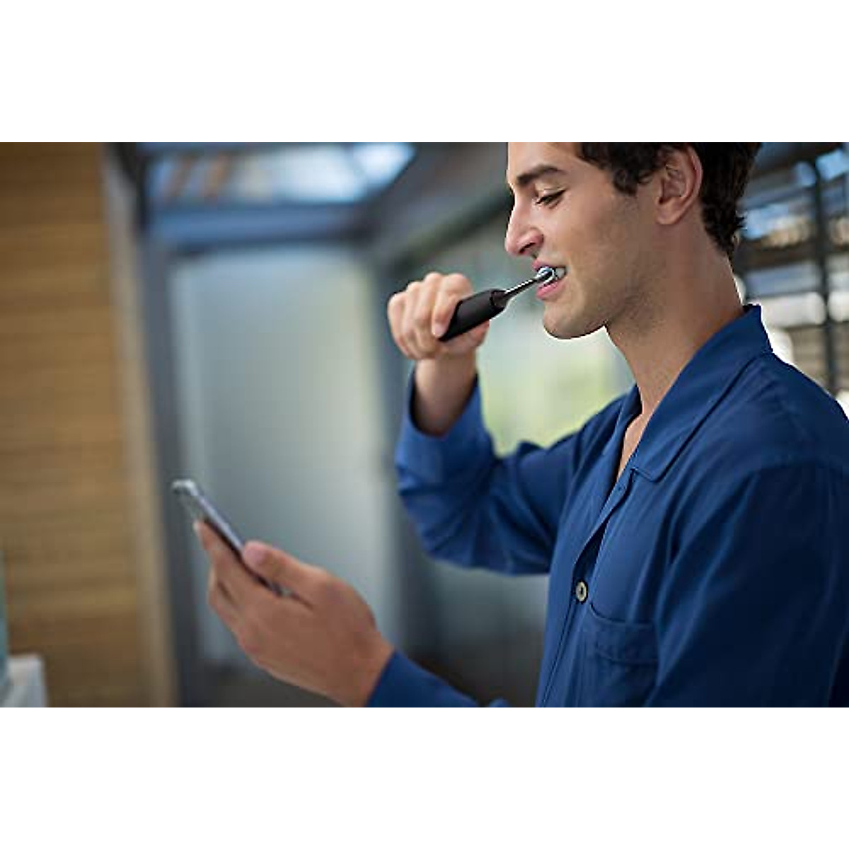 Philips Sonicare DiamondClean Smart 9500 Rechargeable Electric Power Toothbrush, Black, HX9924/11