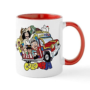 CafePress Colombian Chiva Mug Ceramic Coffee Mug, Tea Cup 11 oz