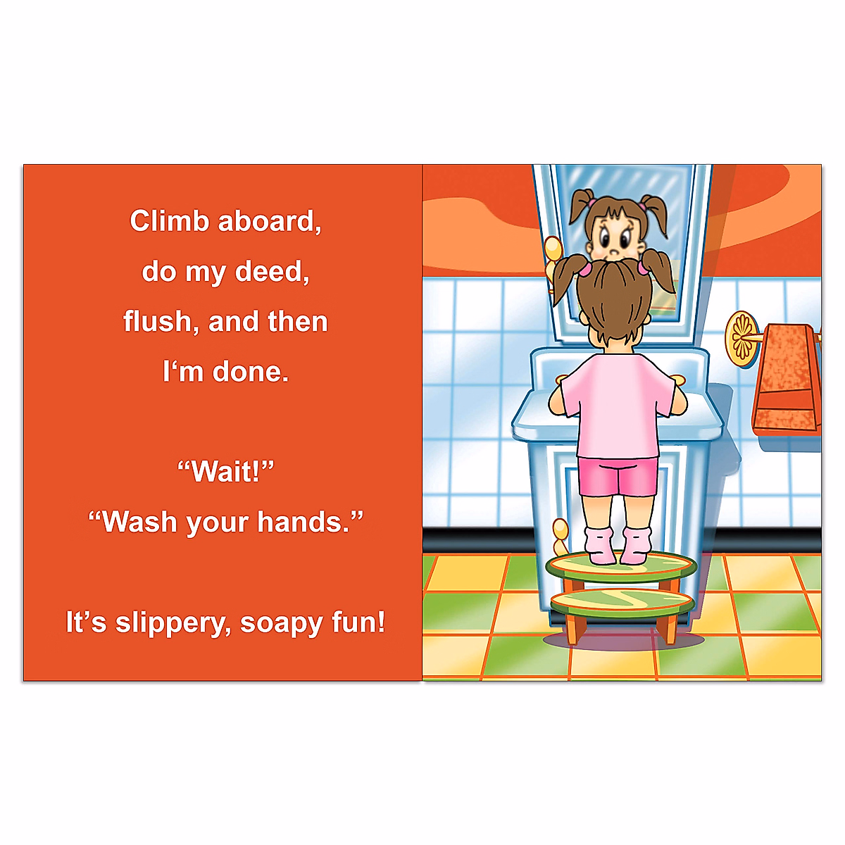 Personalized Children’s Potty Training Book – Customize with Child’s Name, Hair Color, Gender, and Ethnicity | 24-Page 8.5” x 11” Paperback by First Time Books