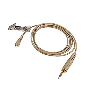 Universal IFB Earpiece 3.5mm & 1/4” Connector Anchor/Broadcaster in Ear Monitor Only On Camera On Stage Professional EarSet Compatible w/iPhone, Andriod, Telex, Clear-Com, Comrex, Lecstronics