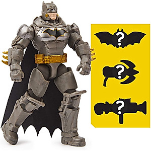 DC Batman 2020 Batman Heavy Armor Light Gray with Gold Belt 4-inch Action Figure by Spin Master