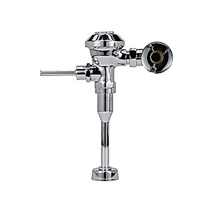 Zurn Z6003-YB-YC Aquaflush Exposed Manual Diaphragm Flush Valve with 3.5 GPF, Sweat Solder Kit, and Cast Wall Flange in Chrome