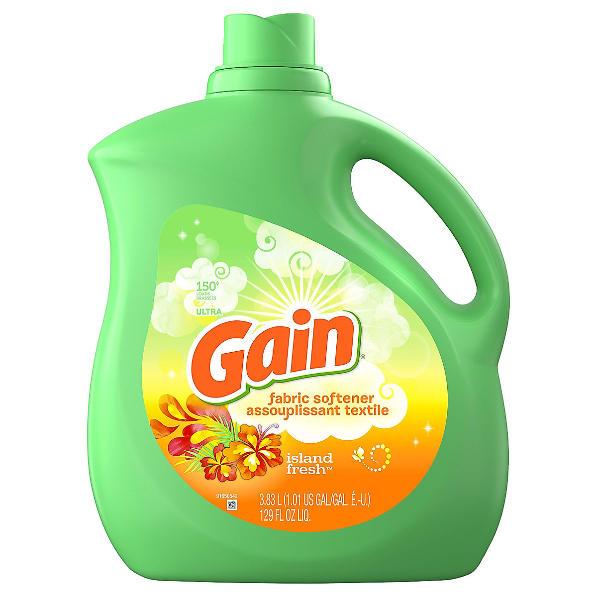 Gain Liquid Fabric Softener, Island Fresh, 150 Loads 129 fl oz