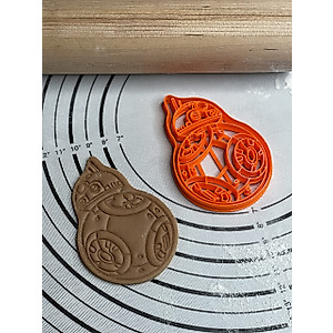 Premium Star Wars Exclusive BB-8 BB8 Cookie Cutter Mold 4.5-Inch-Scale Produced by 3D Kitchen Art