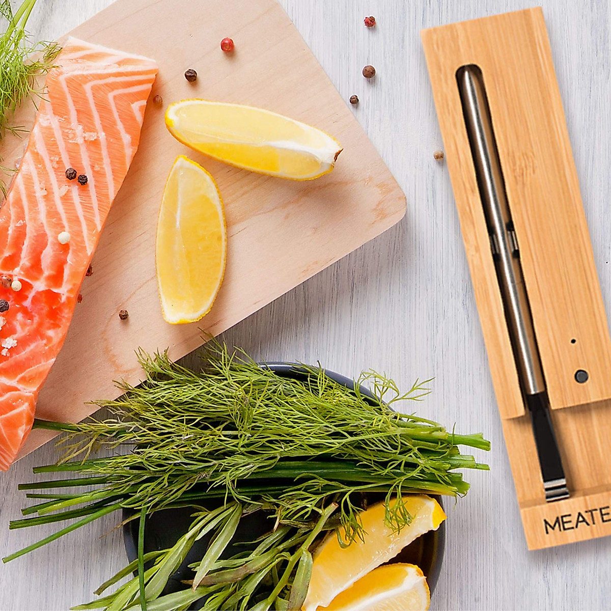 MEATER | The Original True Wireless Smart Meat Thermometer for the Oven Grill Kitchen BBQ Smoker Rotisserie with Bluetooth and WiFi Digital Connectivity