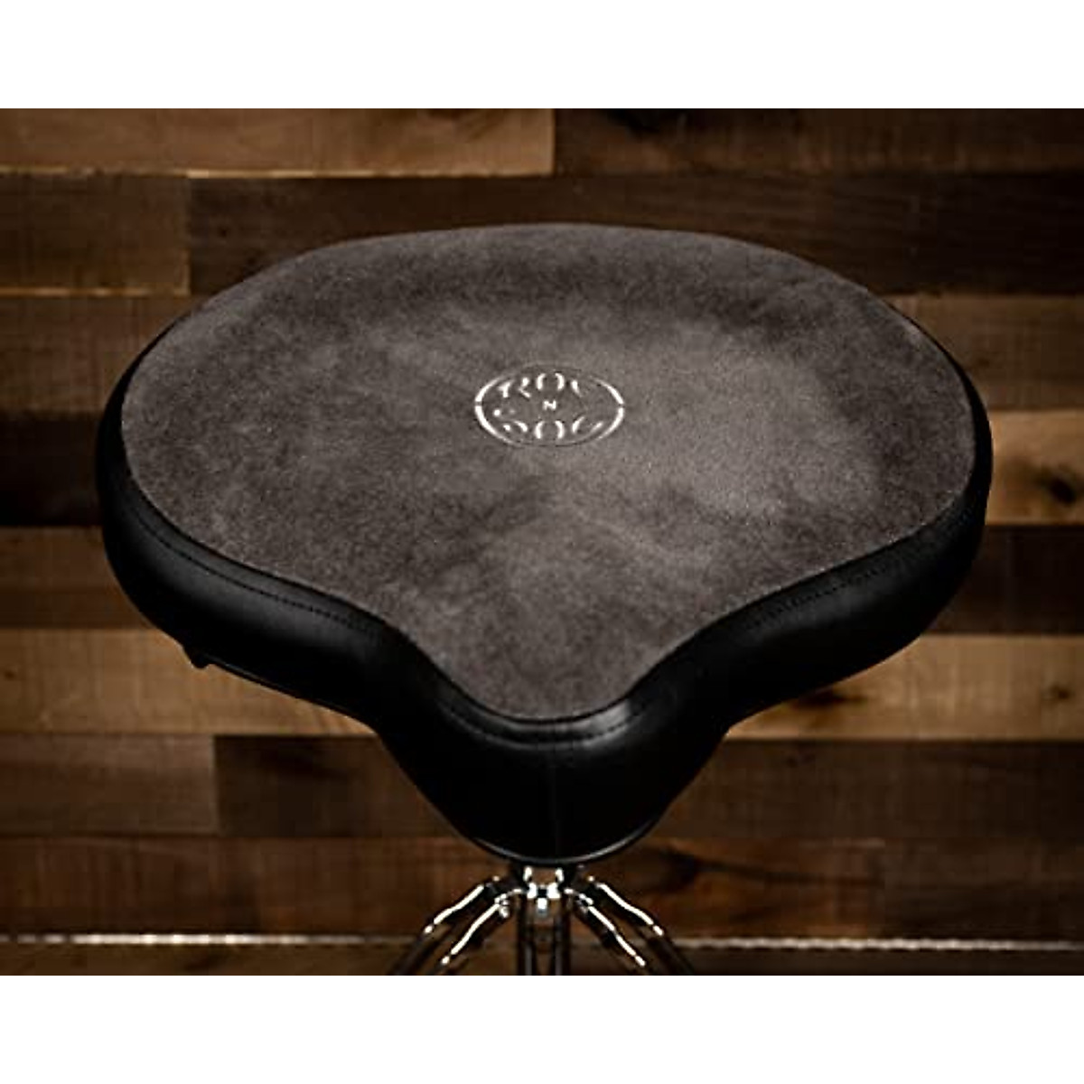 ROC-N-SOC Nitro Gas Drum Throne with Original Saddle - Grey