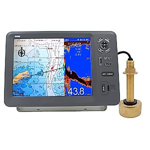 ONWA KP-1299C: 12.1-inch GPS Chart Plotter with Fish Finder (w/Bronze Transducer)
