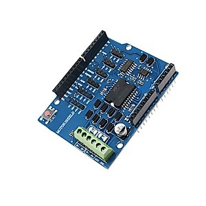 KOOBOOK 1Pcs L298P Shield R3 Motor Driver Module Expansion Board H-Bridge 2A for Arduino UNO 2560