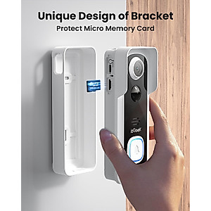ieGeek Doorbell Camera Wireless No Subscription - Wireless Video Doorbell with Chime, Doorbell with Camera 1080P FHD, Voice Changer, 2-Way Audio, PIR Motion Detection, 2.4Ghz WiFi, Works with Alexa