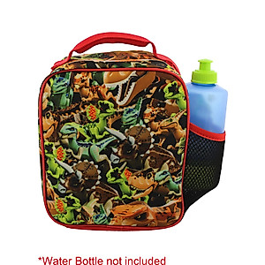 Lego Jurassic World Dinosaurs Boys Soft Insulated School Lunch Box (One Size, Lego Jurassic)