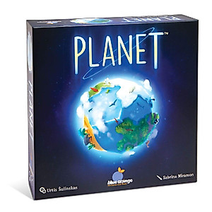Blue Orange Games Planet Board Game - Award Winning Kids, Family or Adult Strategy 3D Board Game for 2 to 4 Players. Recommended for Ages 8 & Up.