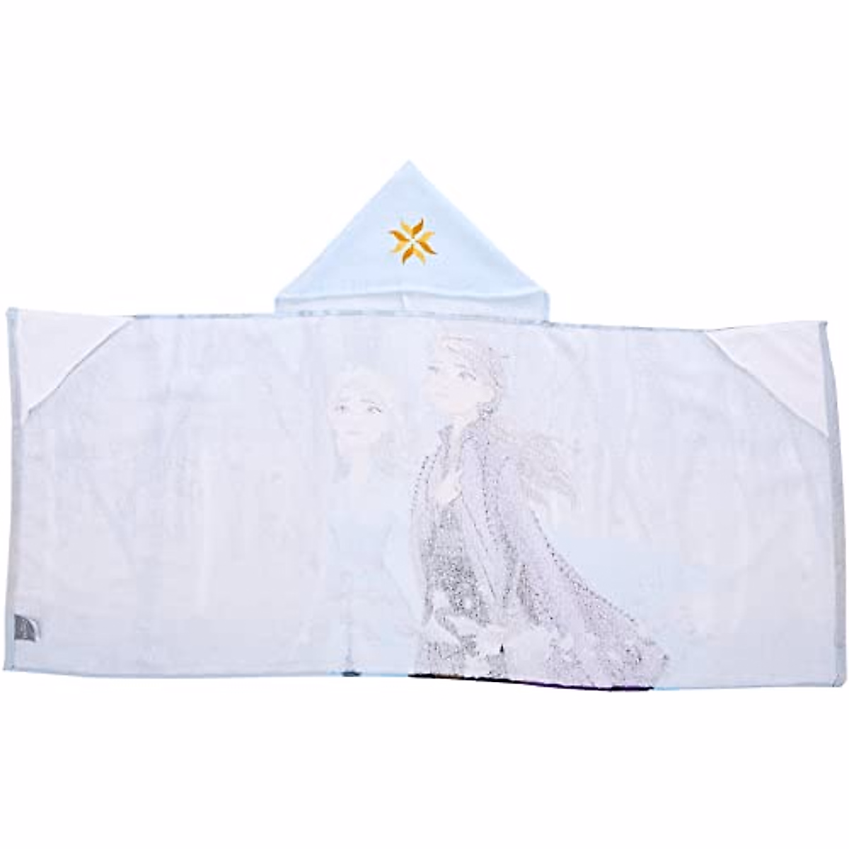 Jay Franco Frozen 2 Mythical Wonderland Kids Bath/Pool/Beach Hooded Towel, Cotton