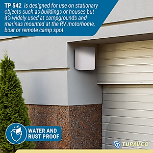 Tupavco TP542 Dual-Band (13dBi) Outdoor Directional Panel Antenna (2.4GHz & 5GHz WiFi) Wireless Network Signal (Pole Mast Mount) Weatherproof High-Gain Long-Range (w/N-Female Connector)