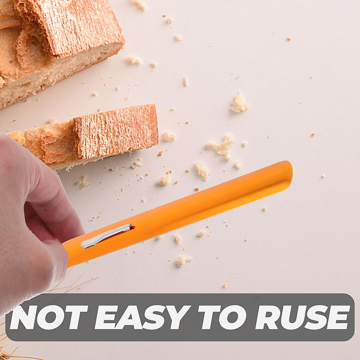 Ciieeo Restaurant Crumb Sweepers for Servers - 2pcs Stainless Steel Crumb Scraper Table Crumb Sweepers Bread Crumber Cleaner for Tablecloths in Restaurants and Home