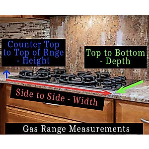 Custom Farmhouse Noodle Board Stove Cover for Gas or Electric Range