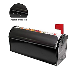 Vdsrup Autumn Pumpkins Cardinal Mailbox Covers Magnetic Fall Maple Leaves Birds Mailbox Cover Standard Size 18" X 21" Mailbox Wraps Post Letter Box Cover Garden Decoratives