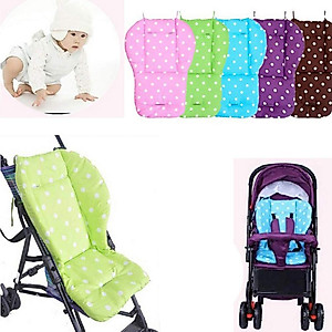 MinLia Baby Infant Thick Pushchair Mat Dot Liner Cover Stroller Buggy Pram Seat Cushion Cotton Diapers Changing Nappy Pad Seat General