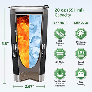 KOOLDRINK When Life Gives You Lemon Throw Them at Someone Tumbler-Inspirational Gifts for Women Men-Funny Christmas Gifts for Coworker,Boss Lady-Birthday Gifts ideas Black 20oz