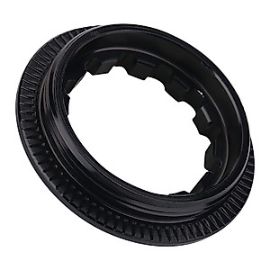 Dilwe Bike Flywheel Ring Cover, Ultra-Light Compact Cassette Lock Cover for Mountain Road Bikes (Black)