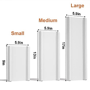 Alsonerbay White Floating Shelves, Floating Shelves Wood for Wall Storage, Wall Shelf for Bedroom, Living Room, Bathroom, Kitchen, Office and More, Set of 3