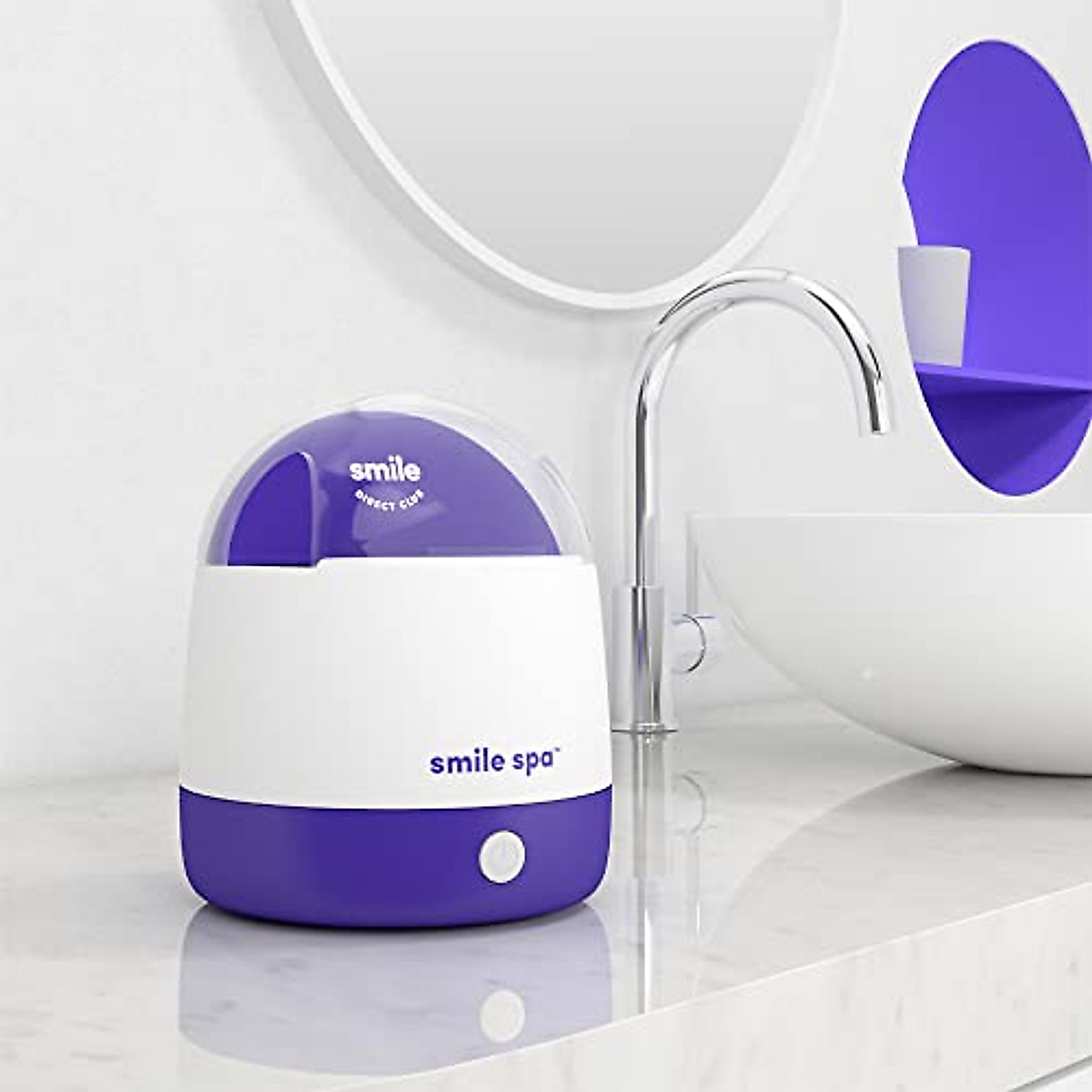 SmileDirectClub Smile Spa Ultrasonic and UV Cleaning Machine for Aligners, Retainers, Toothbrush Heads, and More