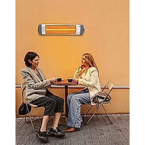 Econat C-15 | 1500-Watt Electric Heater with Thermostat | Energy Efficient Heater for Indoor and Outdoor