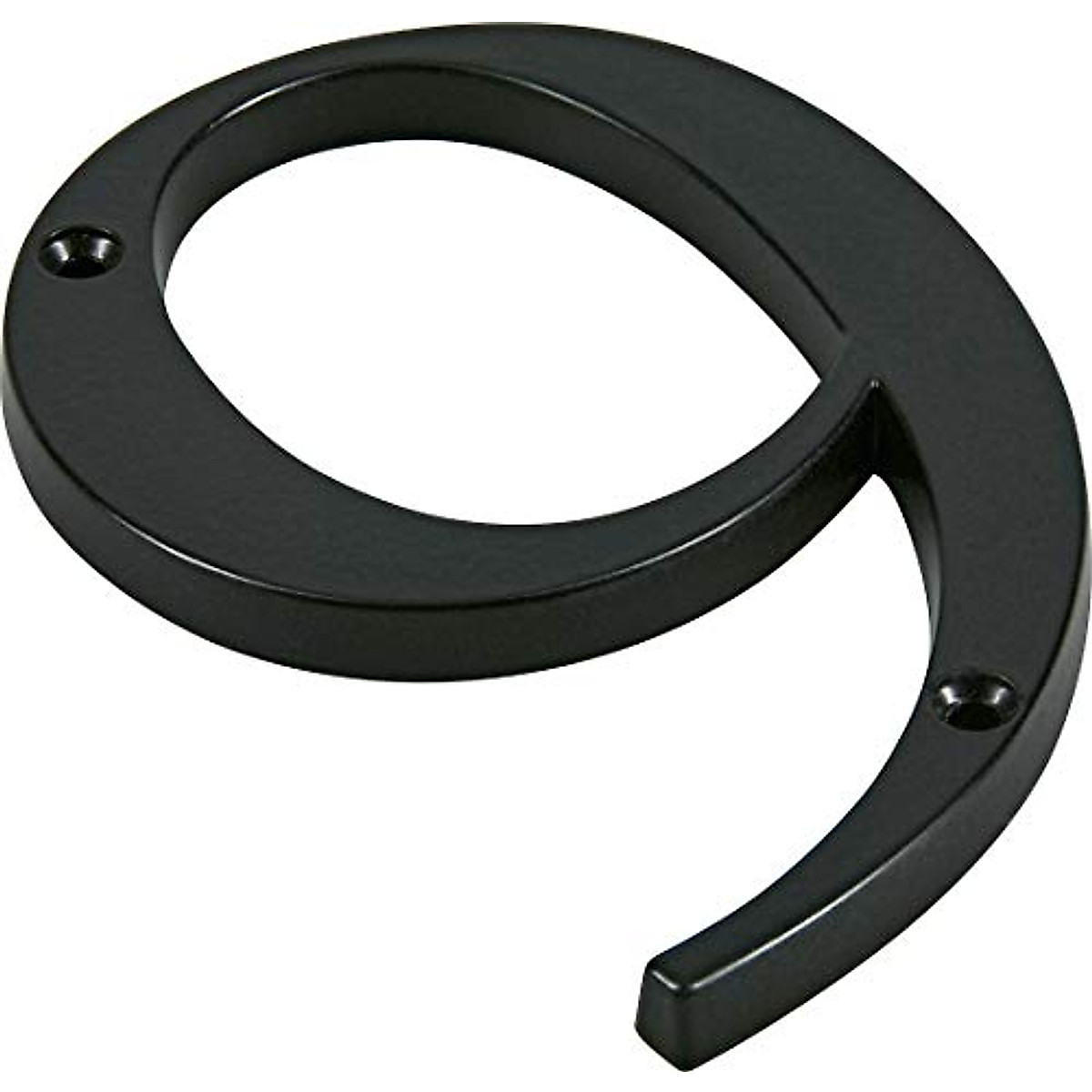 Distinctions 843149 Black Flush-Mount 4-Inch House Number 9