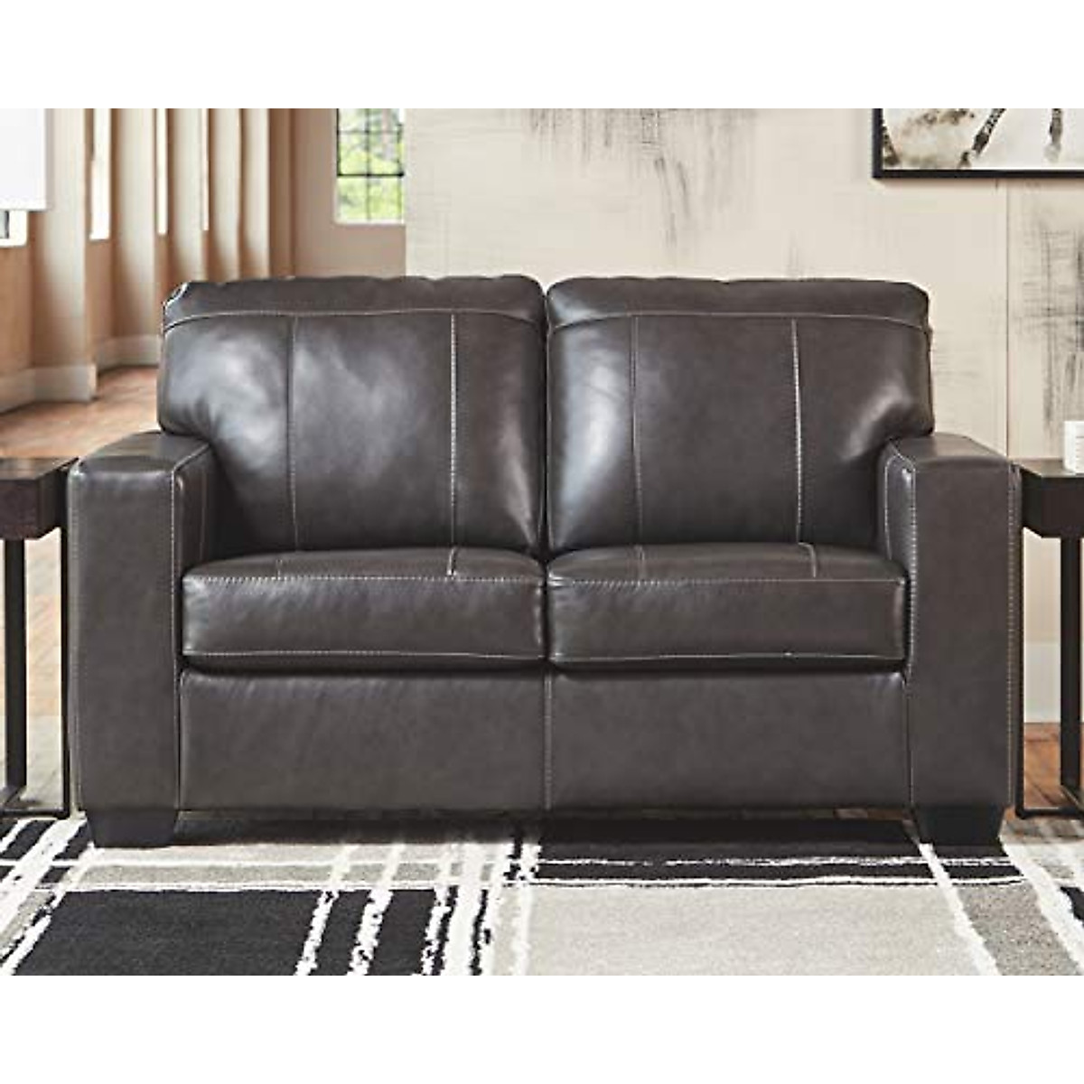 Signature Design by Ashley Morelos Loveseat, Gray