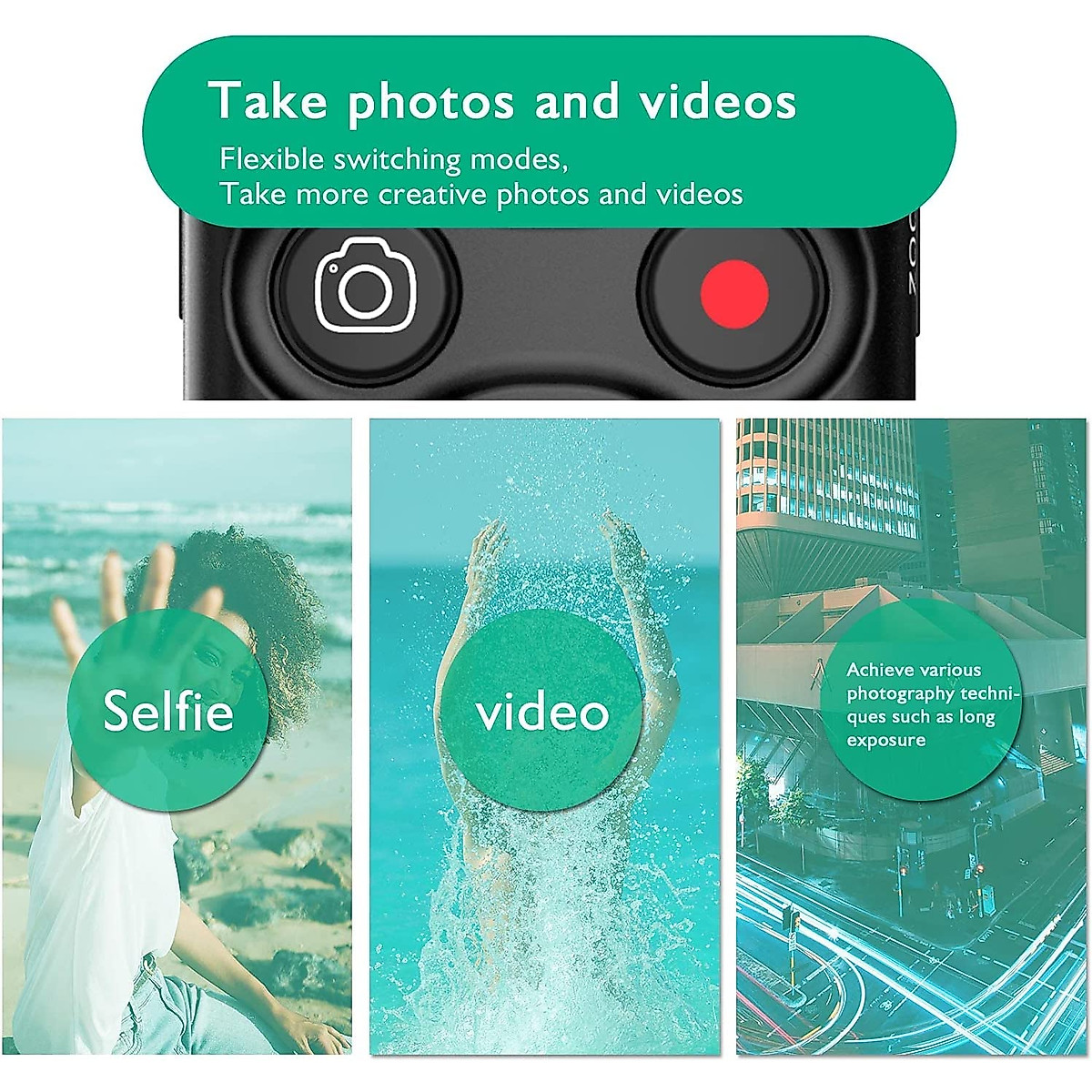 Wireless Shutter Release Camera Remote Control for Sony A7 III, A7R III, A6100, A6400, A6600, RX100 VII, RX0 II, A7R IV, A9, A9 II, ZV-1, ZV-1F,A7C