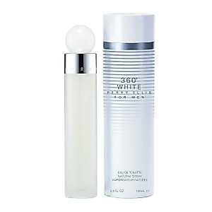 Perry Ellis 360 White By Perry Ellis for Men 3.4 Oz Eau De Toilette Spray, 3.4 Oz