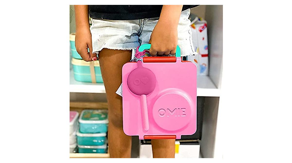 OmieBox Deluxe Bundle - Insulated Kids Bento with Thermos & Utensils