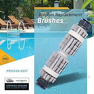 Dolphin Genuine Replacement Part — Rear Grey Brush Kit — 9995548-ASSY