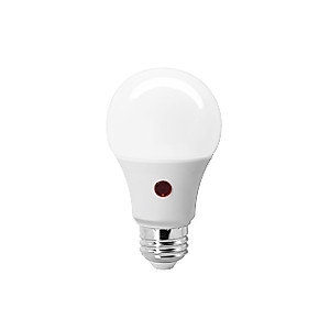 SYLVANIA Dusk to Dawn A19 LED Light Bulb with Auto On/Off Light Sensor, 60W=9W, 800 Lumens, 5000K, Daylight - 1 Pack (41289)