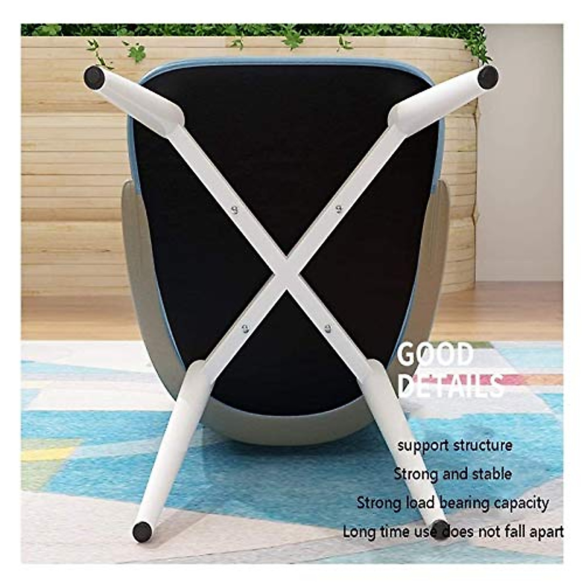 Office Business Hotel Lobby Dining Table Set, Office Negotiation Table and Chair Combination Business Meeting Small Round Table Lounge Home Balcony Living Room Pet Shop (Color : Blue) ( Color : Grey )