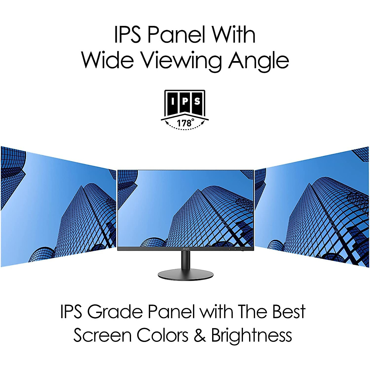 MSI 2023 Pro 24'' FHD LED All-in-One AIO Desktop PC Intel 4-Core i3-10105 16GB DDR4 256GB NVMe SSD 1TB HDD Intel UHD Graphics WiFi AX BT Webcam HDMI RJ45 COM Port Black Windows 10 Pro w/RE 32GB USB