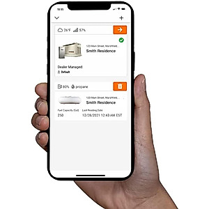 Generac 7009 LTE Propane Tank Fuel Level Monitor - Real-Time Gauge, Mobile Link Integration - Avoid Run-Outs - Compatible with Generac Generators - Reliable 4G LTE Coverage