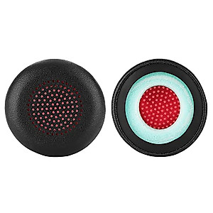 Geekria QuickFit Replacement Ear Pads for MPOW HC5, HC6 Headphones Ear Cushions, Headset Earpads, Ear Cups Cover Repair Parts (Black)